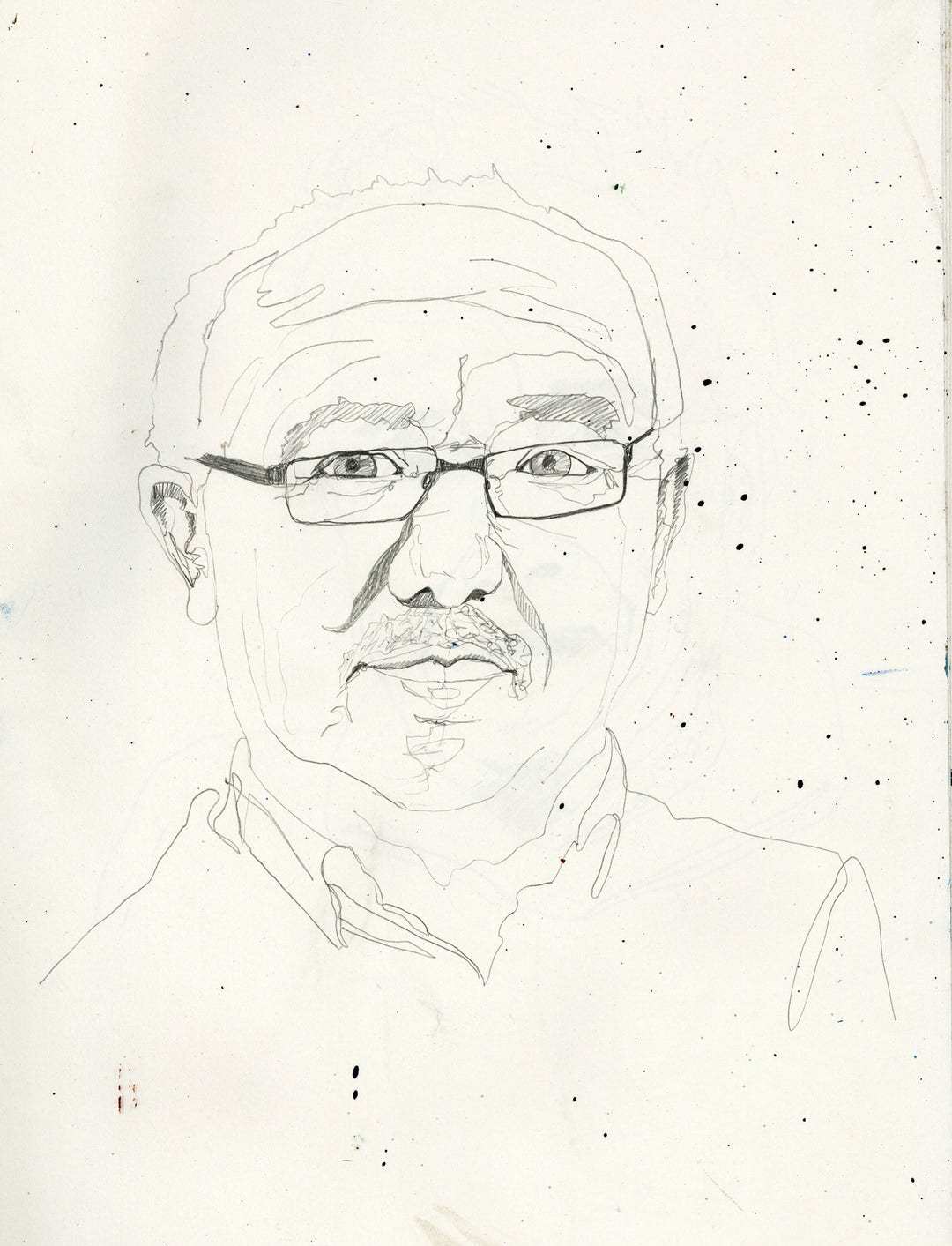 A3 Original Pencil Drawing Lighthouse Keeper Portrait 10 - Etsy