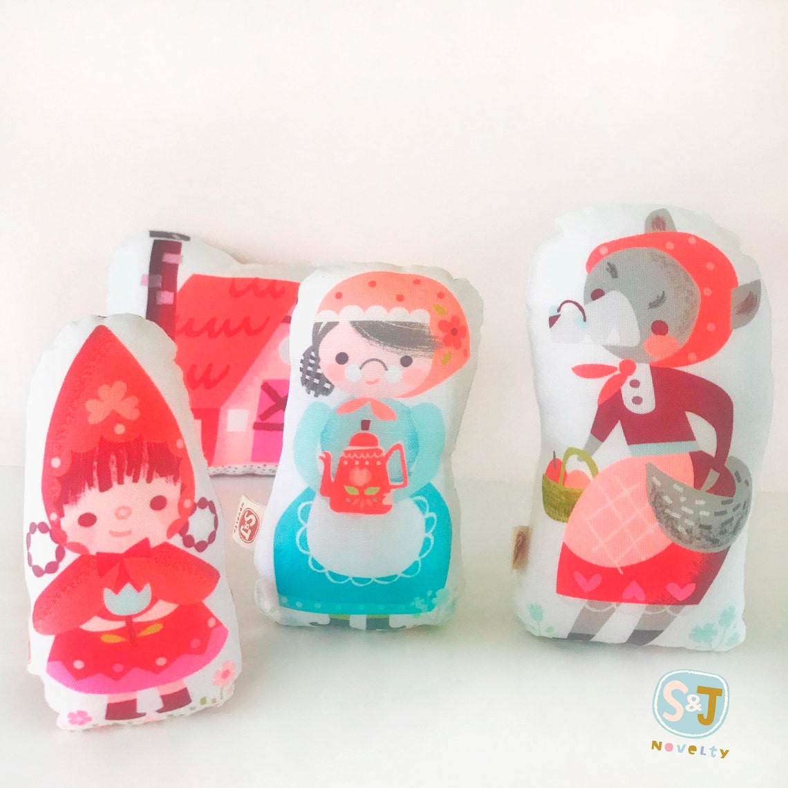 Little Red Riding Hood Soft Toy Play Set Toddler Toys Retro - Etsy