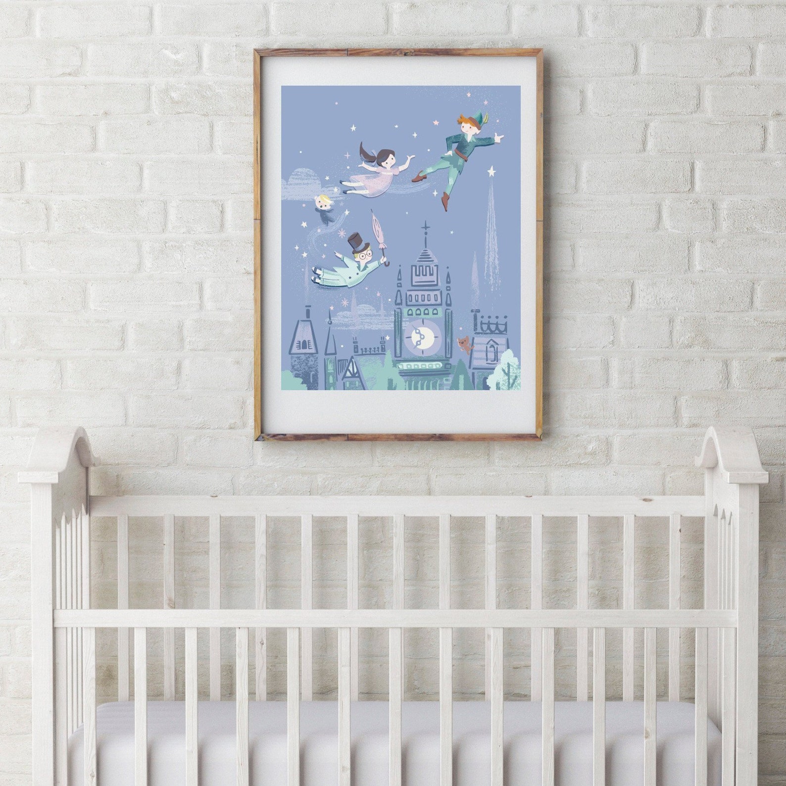 Exclusive Peter Pan Print, Peter Pan Nursery, Neverland Art, Peter Pan ...