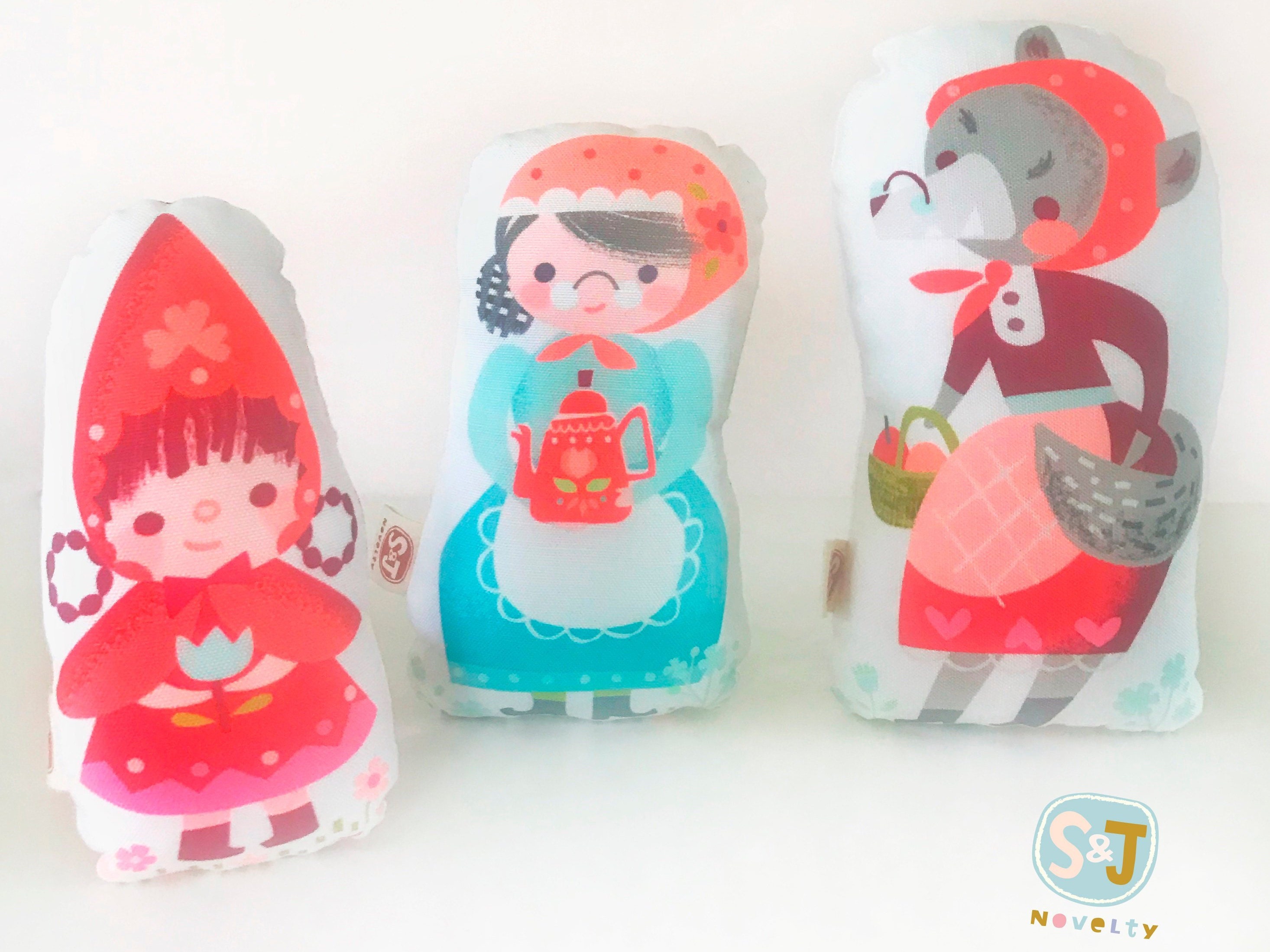 Little Red Riding Hood Soft Toy Play Set Toddler Toys Retro - Etsy