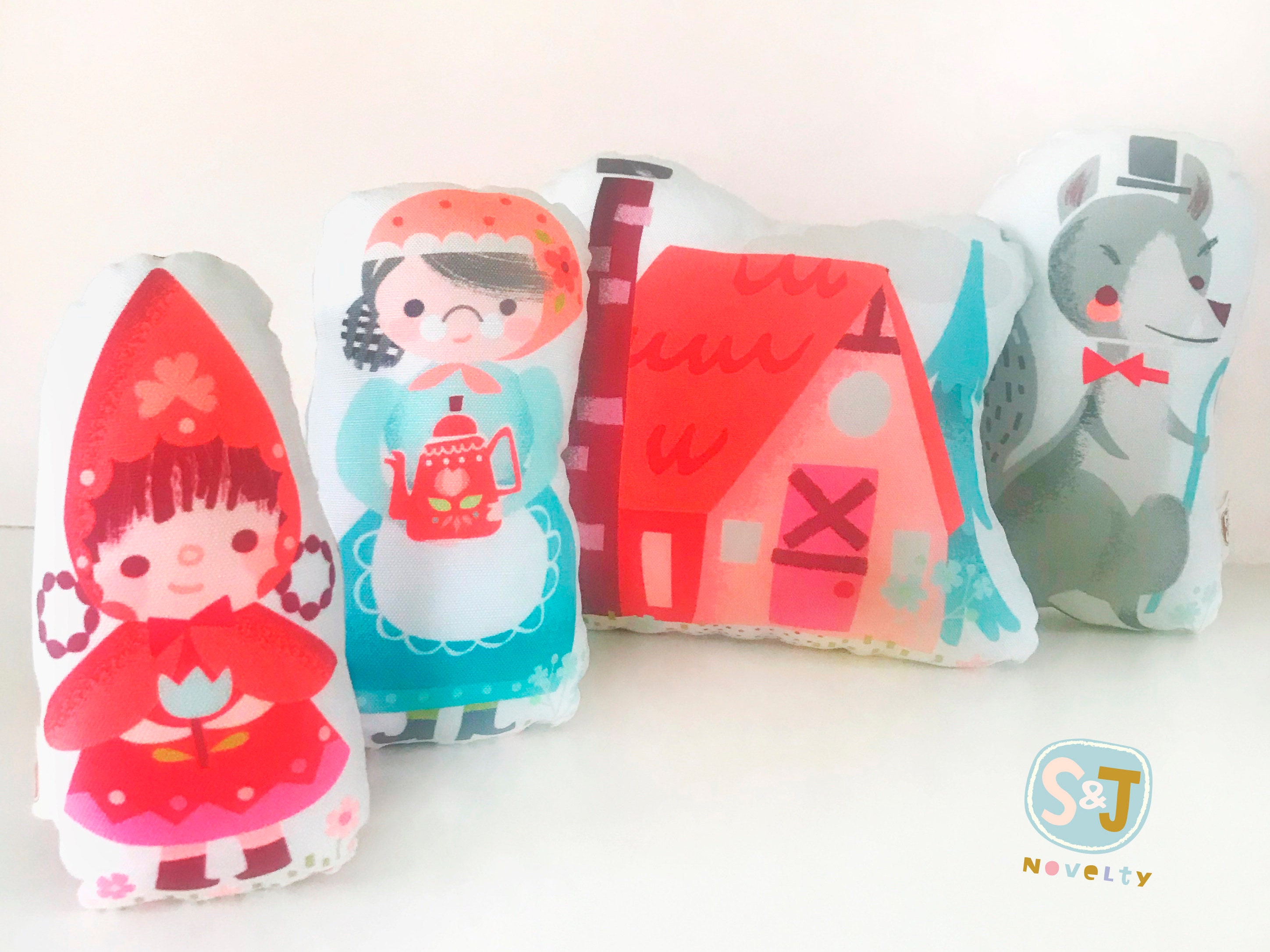 Little Red Riding Hood Soft Toy Play Set Toddler Toys Retro - Etsy