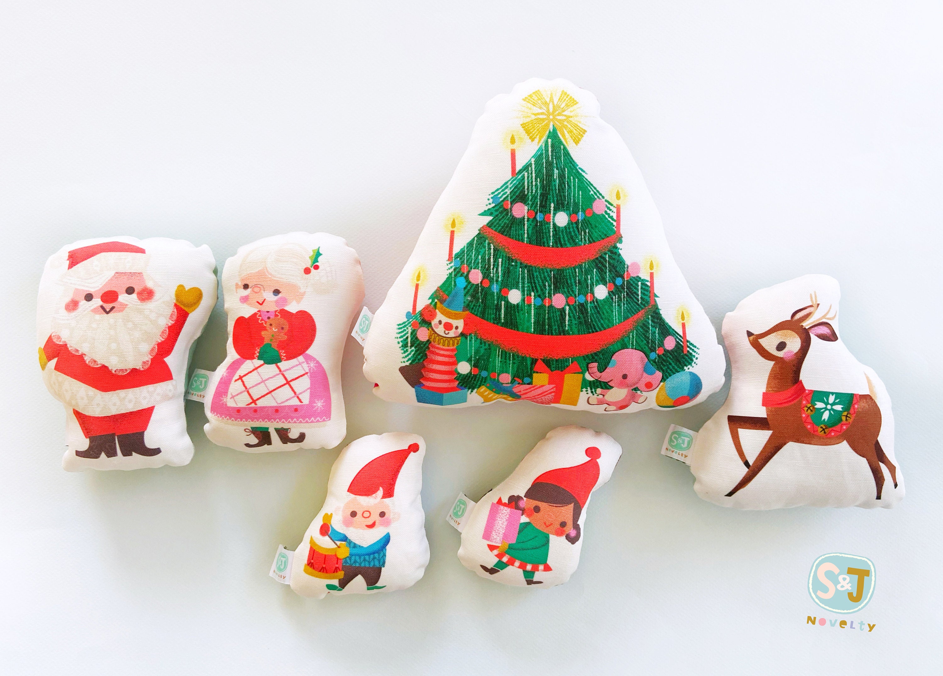 Santa Claus North Pole Soft Toy Play Set Mrs. Claus - Etsy