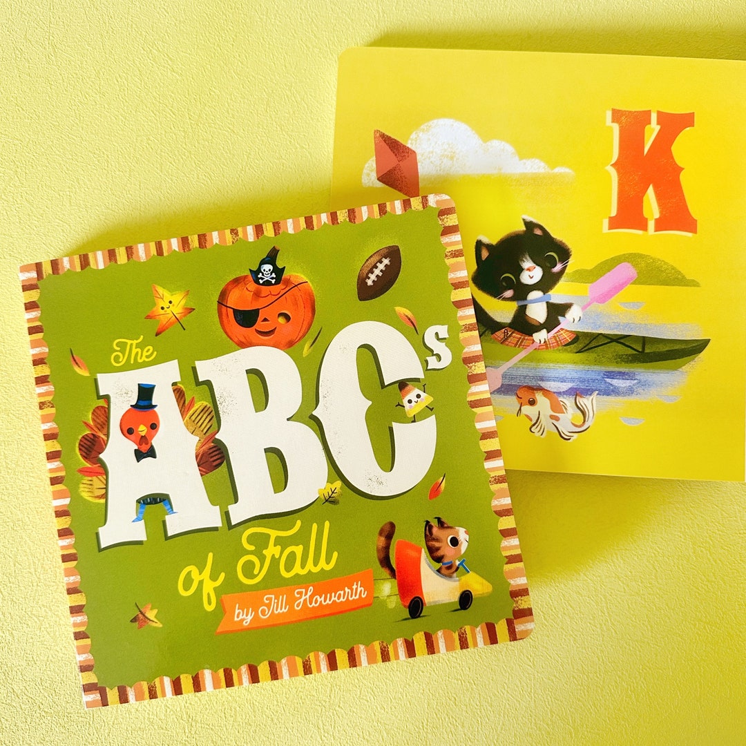Abc's of Fall, Alphabet Board Book, Autumn Book for Toddlers, Jill ...