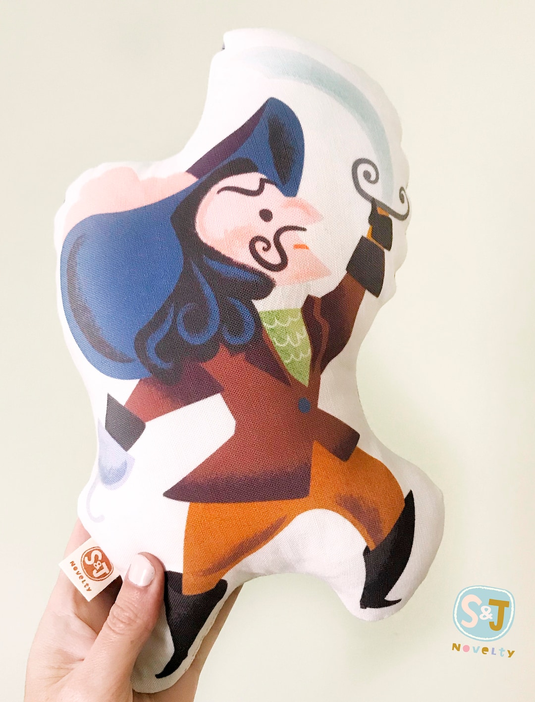 Captain Hook Plush, Peter Pan Toy, Peter Pan Nursery, Neverland, Pirate ...