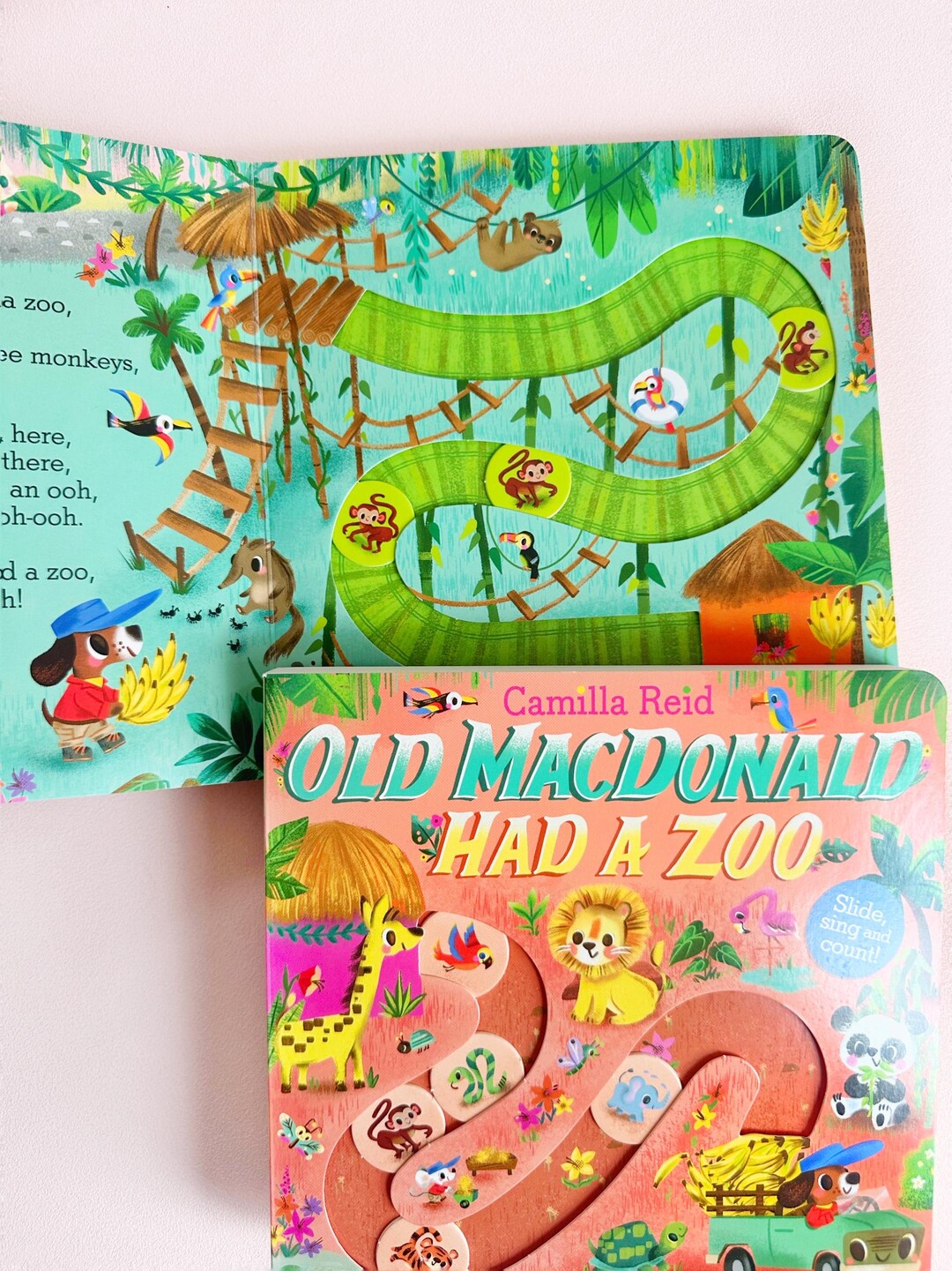 Old Macdonald Had a Zoo Interactive Counting Board Book - Etsy