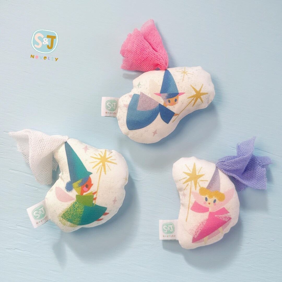 Sensory Sleeping Beauty Fairy Soft Toys Set of 3, Good Fairies, Rattle ...