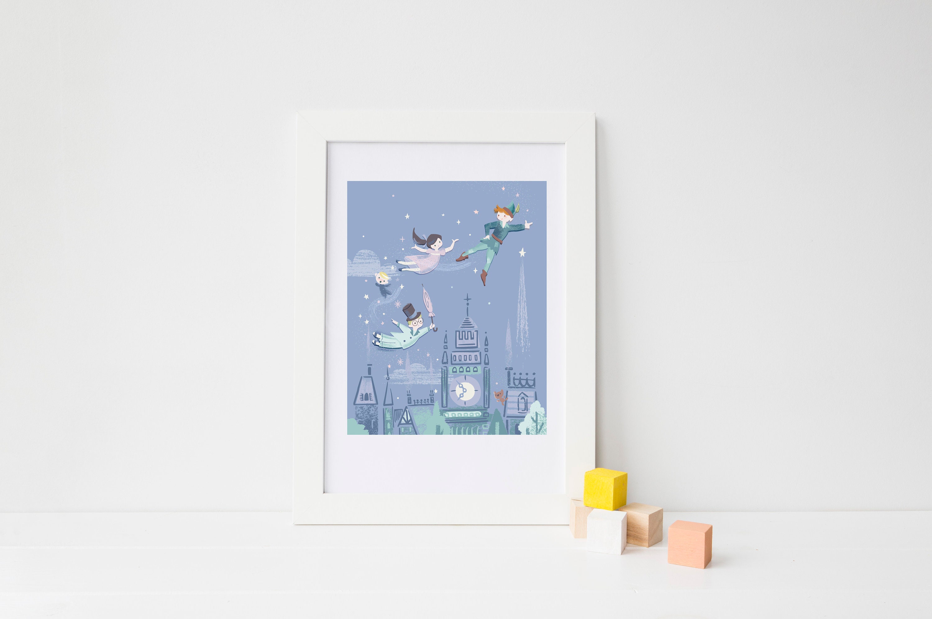 Exclusive Peter Pan Print, Peter Pan Nursery, Neverland Art, Peter Pan ...