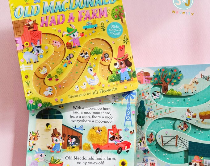Old Macdonald Had a Farm, Interactive Counting Board Book With Sliders ...