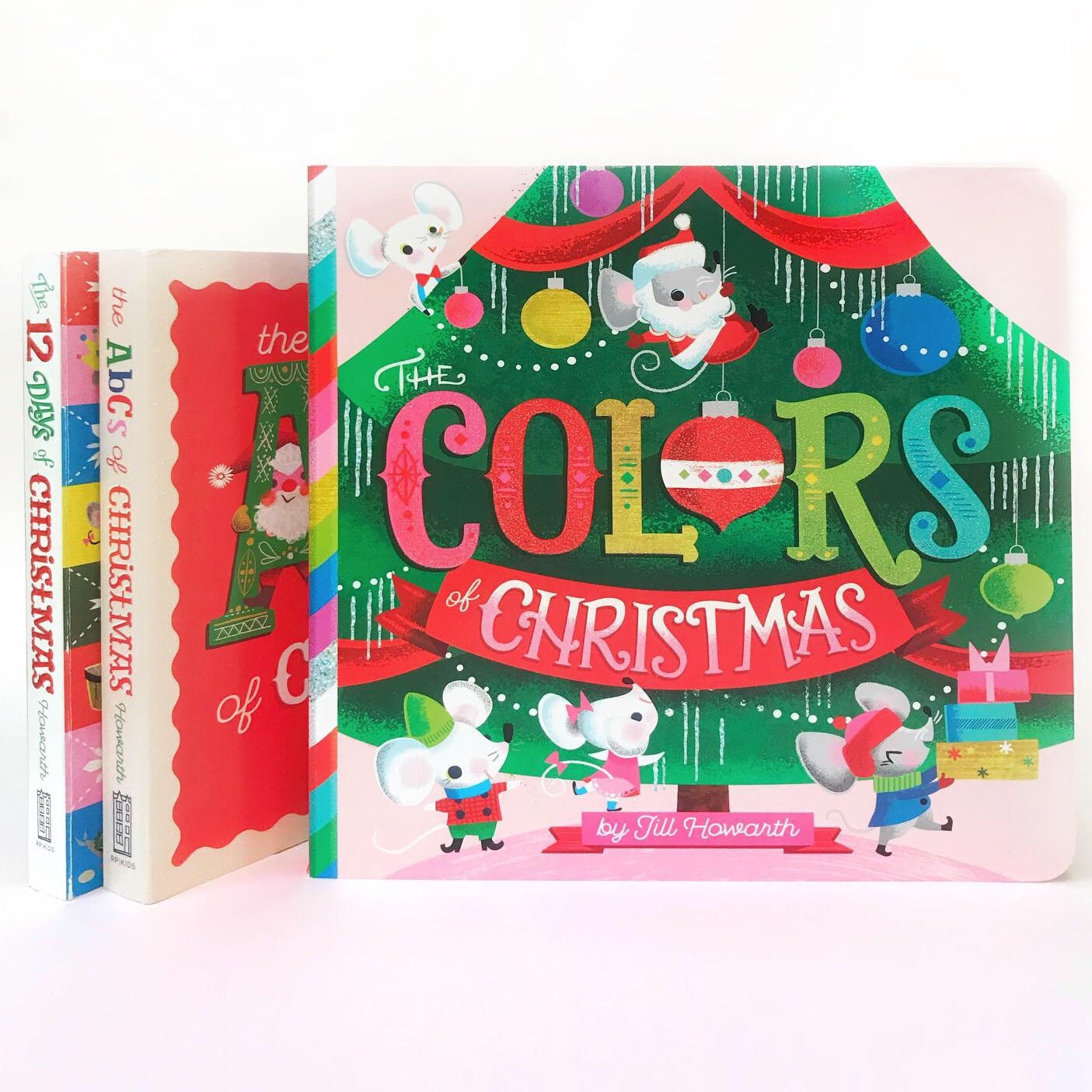 The Colors of Christmas board book early learning learning | Etsy