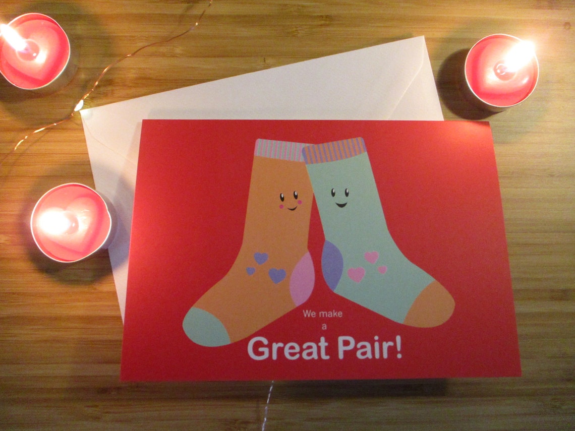 We Make a Great Pair Card Just - Etsy