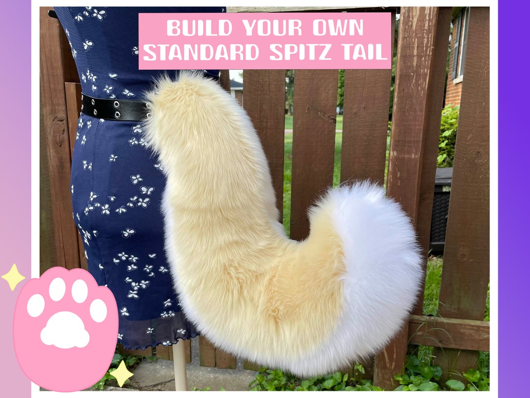 BYO Standard Spitz Tail Fursuit Tail BYO Dog Tail - Etsy