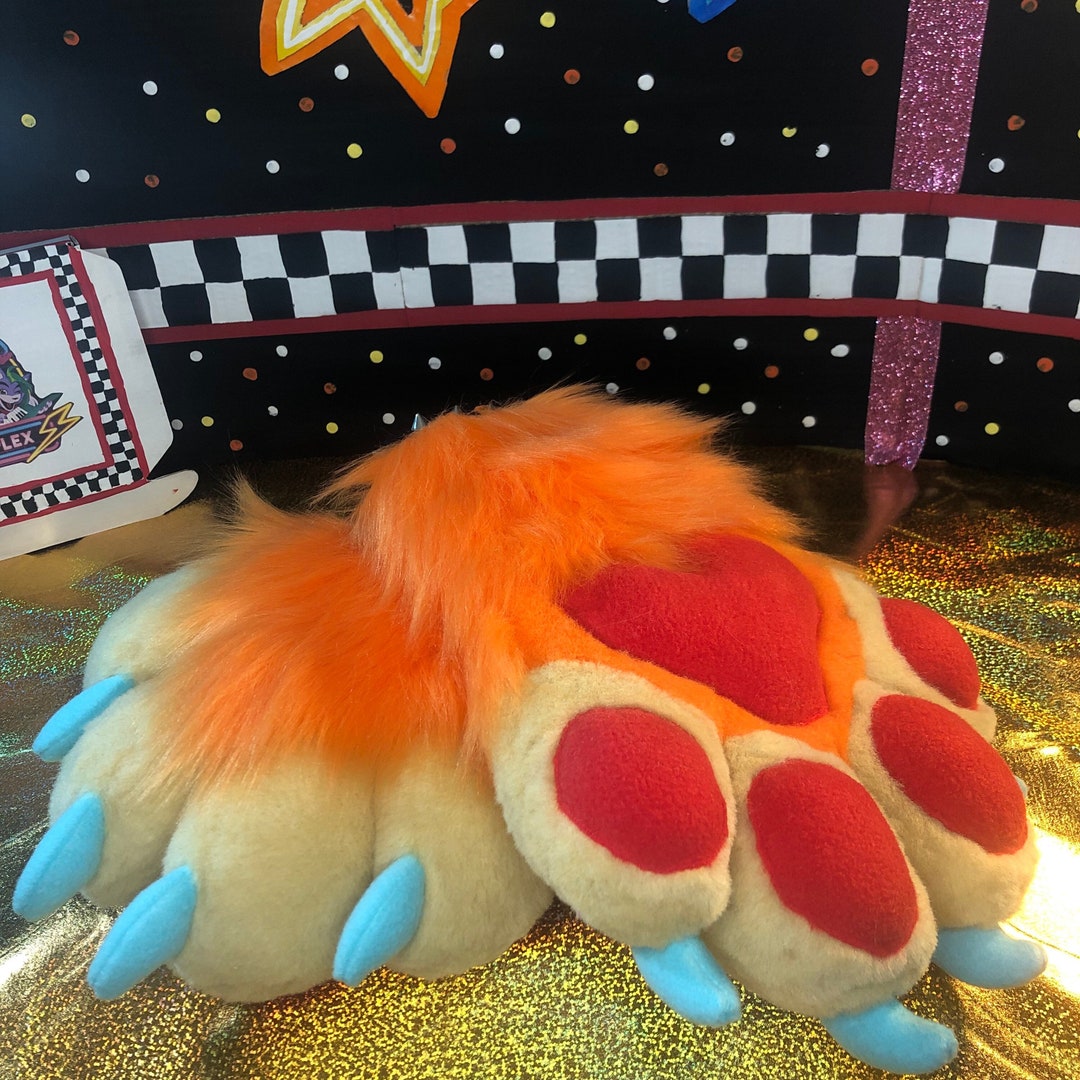 Fnaf:sb Glamrock Freddy Fursuit Paws PREORDER - Etsy New Zealand