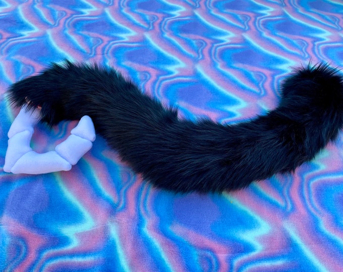 Undead Kitty Tail | Fursuit Tail | Cat Tail | Costume Tail - Etsy