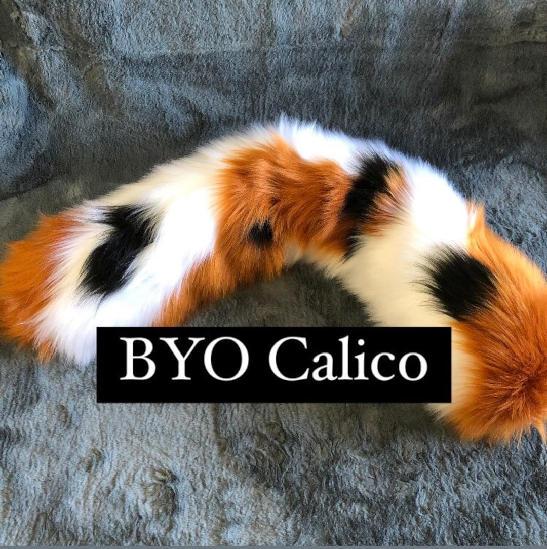 BYO Calico Tail Build Your Own Cat Tail - Etsy