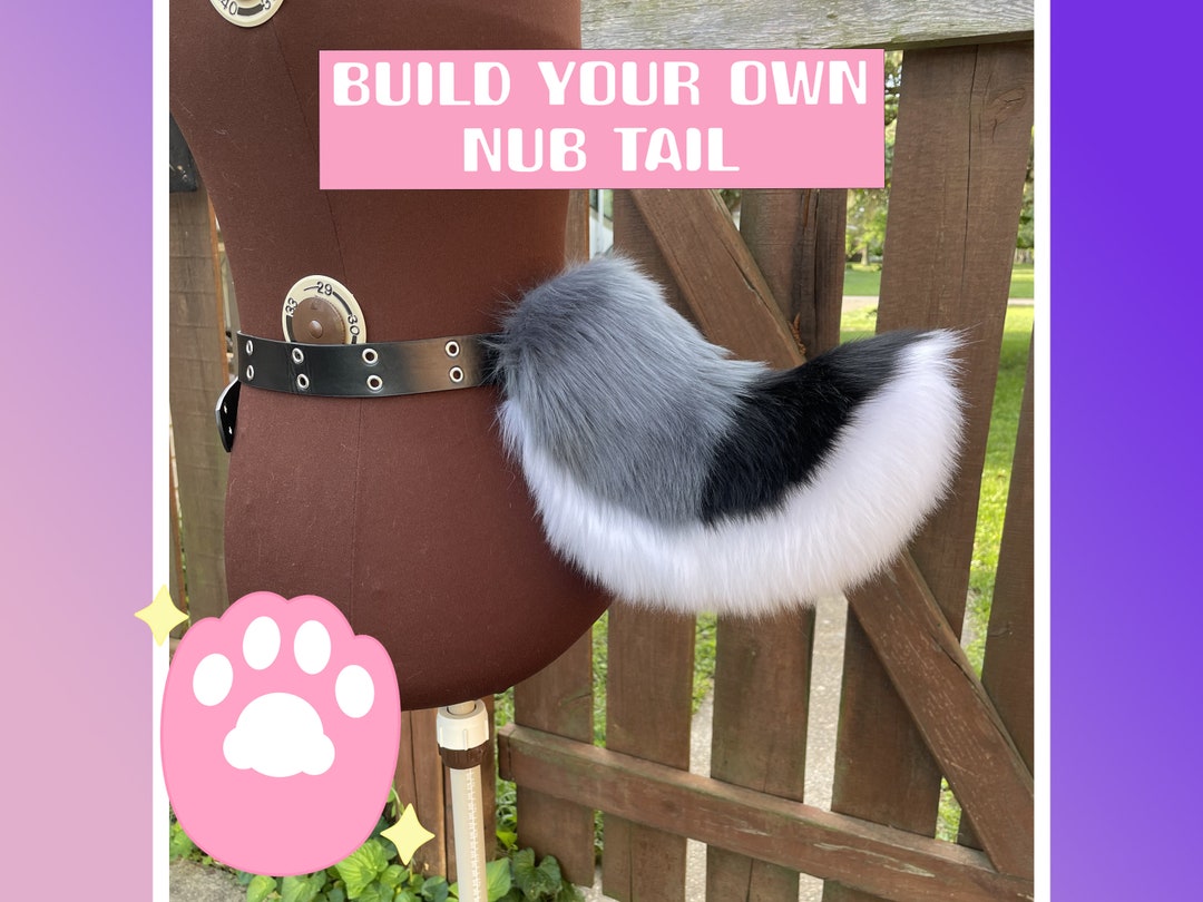 Custom Nub Tail Fursuit Tail BYO Bunny Doe Tail - Etsy