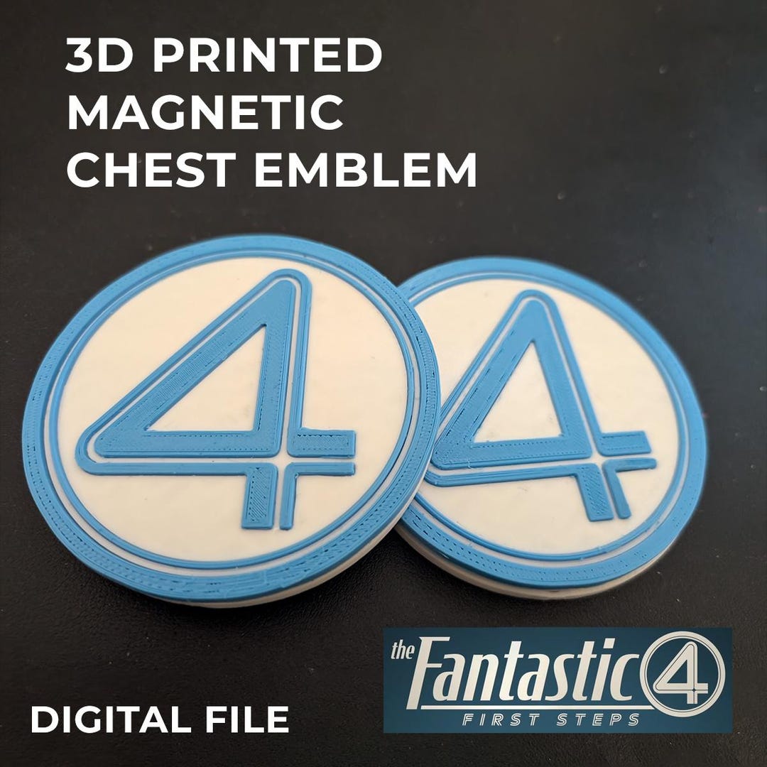 Fantastic Four First Steps Chest Emblem for Cosplay (digital File) - Etsy