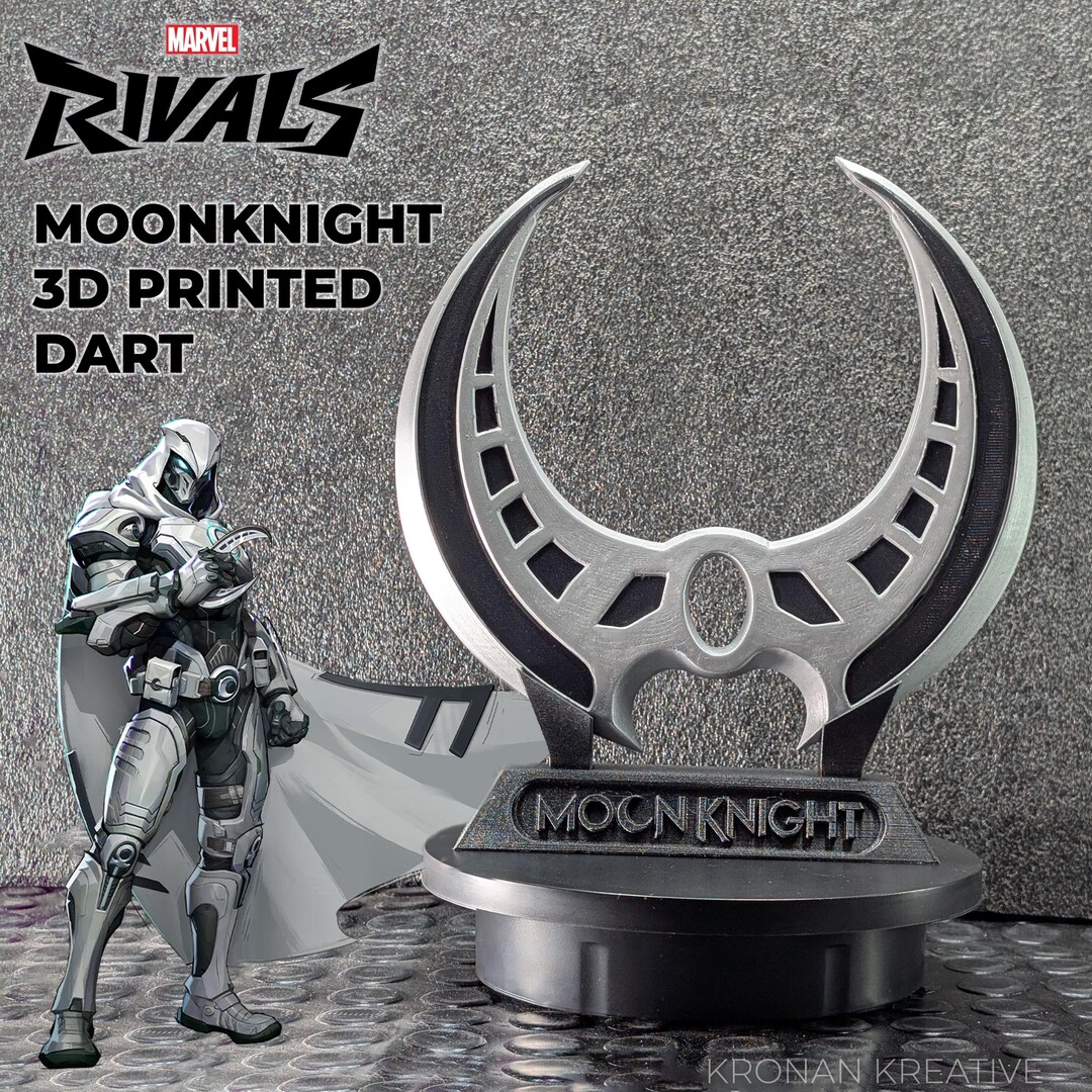 Marvel Rivals Moonknight Dart 3D Printed - Etsy