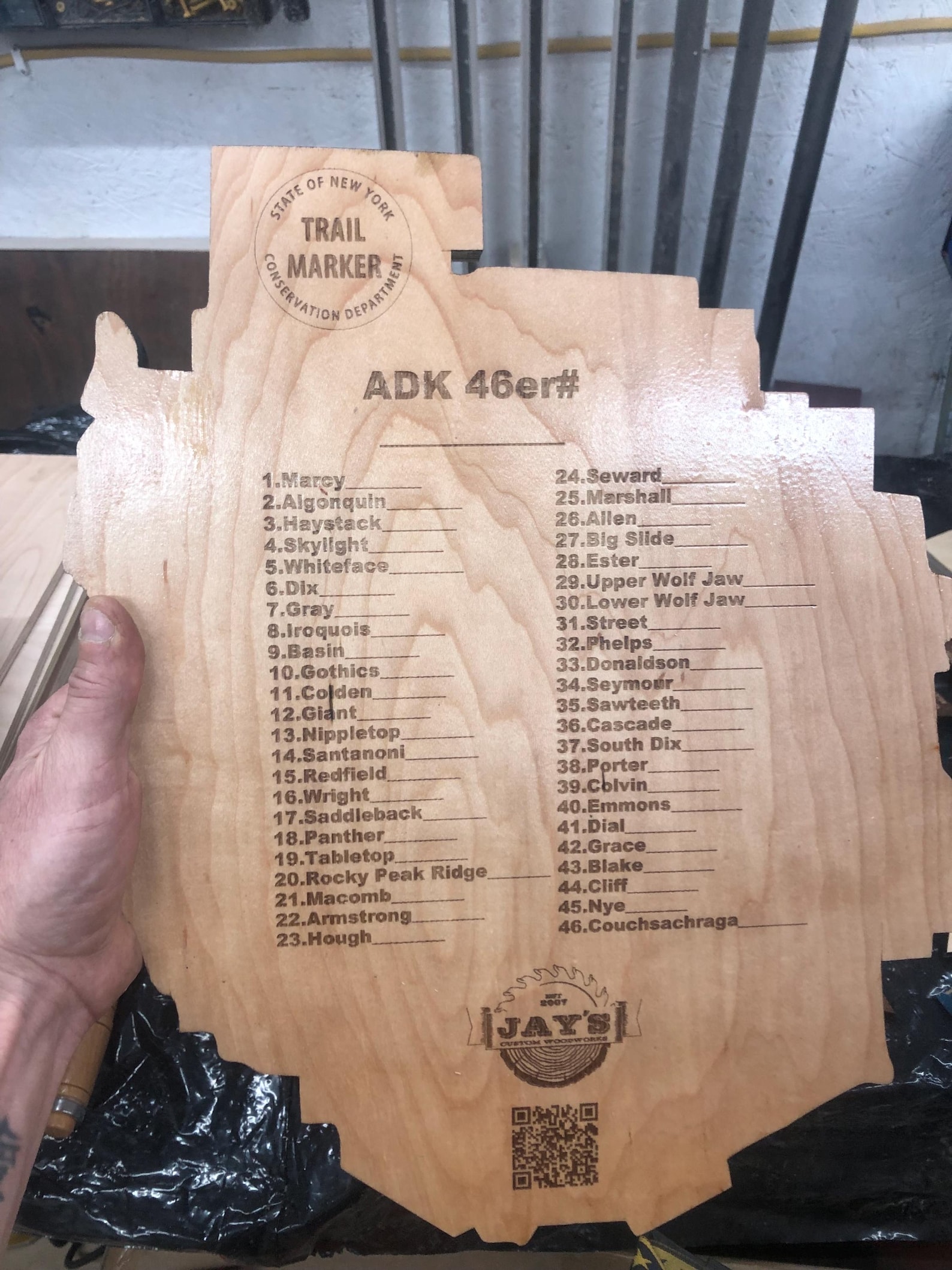 Adirondack 46er Summer/winter Peak Tracker - Etsy