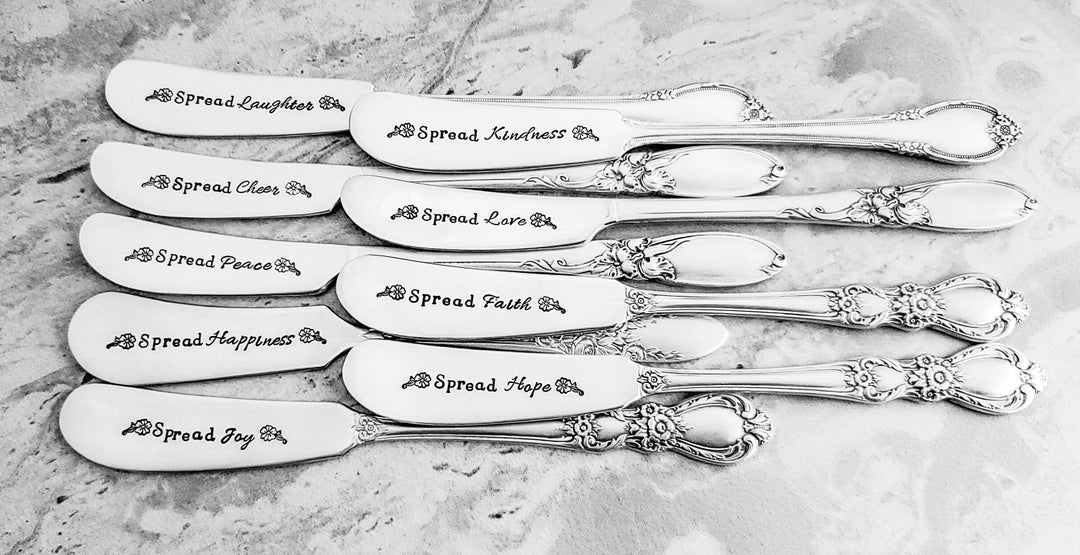 Custom Stamped Cheese Spreader Foodie Puns Hostess Gift - Etsy