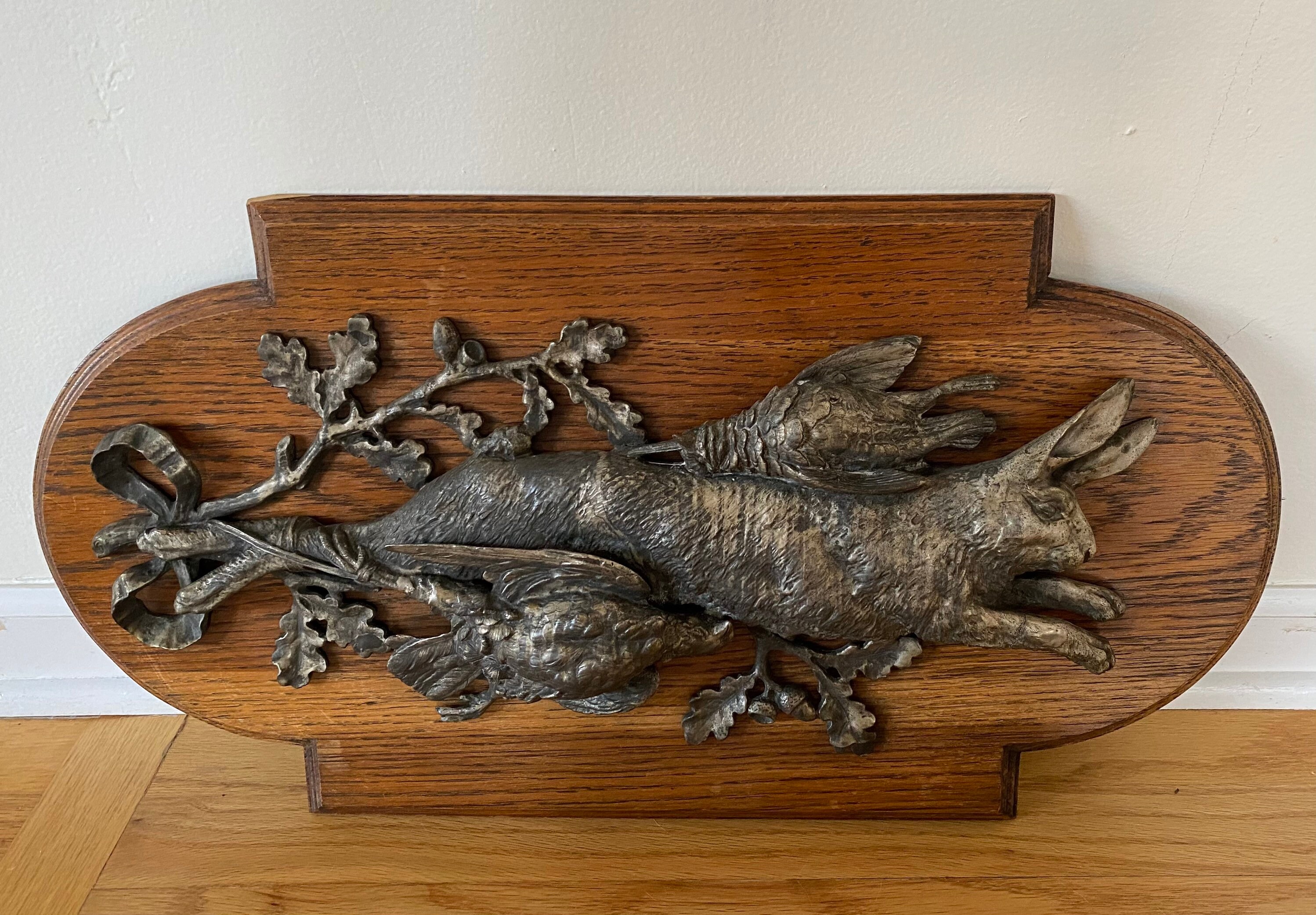 Vintage Wall Plaque Wall Hanging Hunting Trophy Scene Game - Etsy