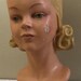 Vintage Plaster Mannequin Head Female Art Deco Blonde Girl Manikin Bust ...