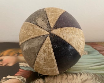 Antique Leather Ball - Etsy