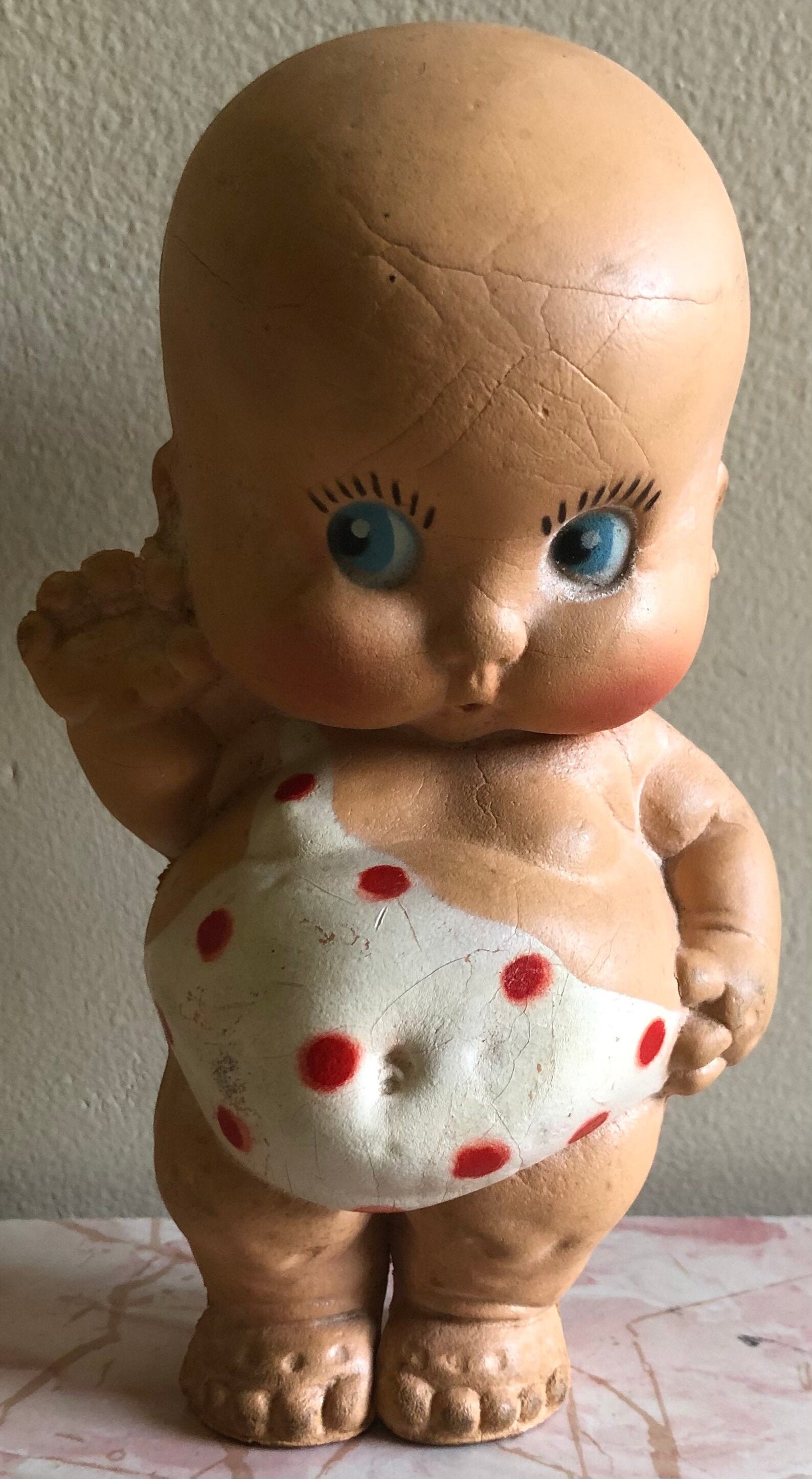 Vintage Seiberling Doll Baldy Hard Rubber Toy 50s Toys - Etsy