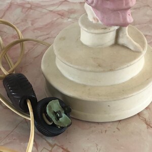 Vintage Perfume Lamp Ballerina Fulper Pottery Figural Lamp Art Deco ...