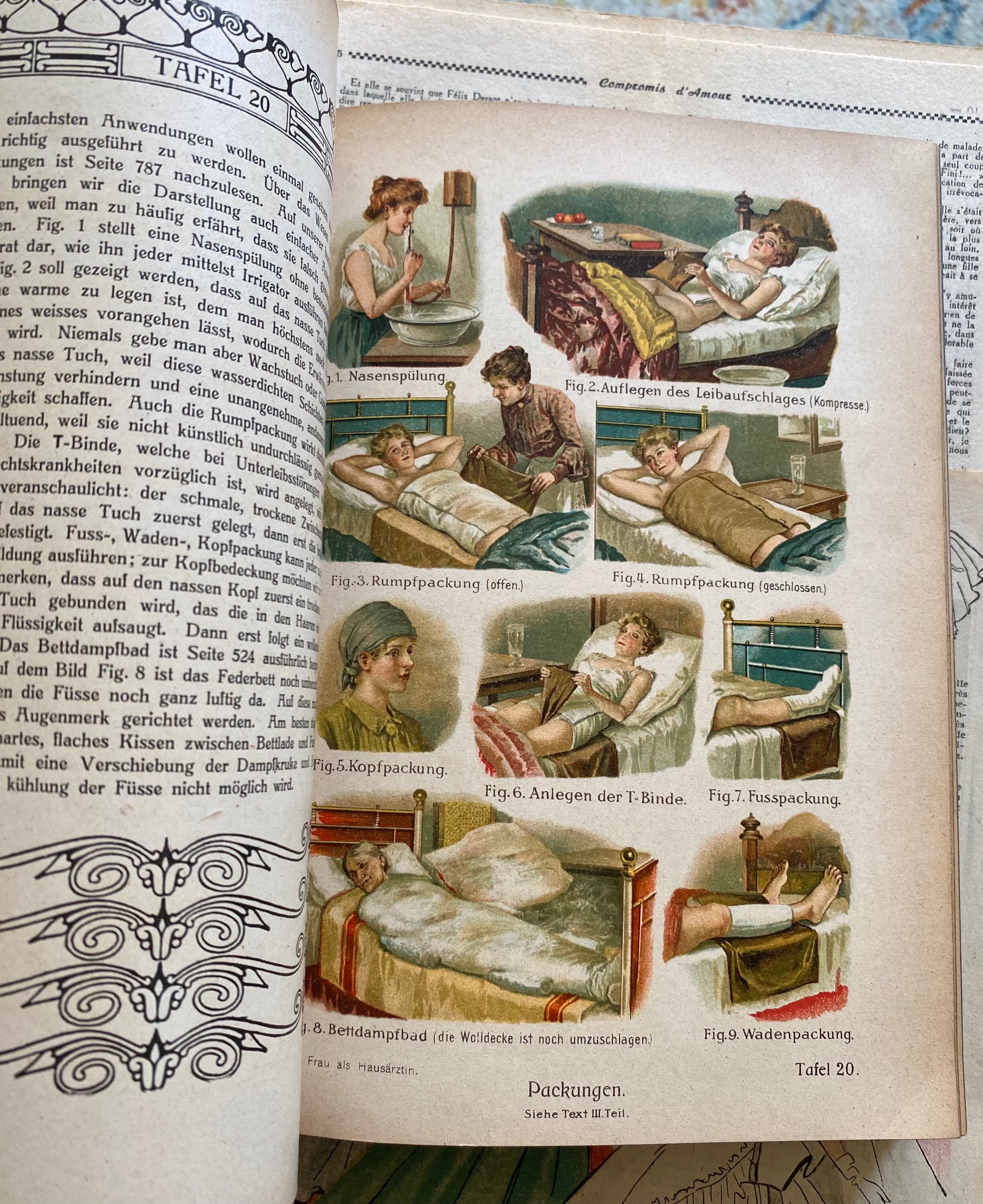 Vintage German Medical Book Color Plates and Illustrations - Etsy