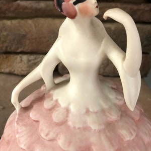 Vintage Perfume Lamp Ballerina Fulper Pottery Figural Lamp Art Deco ...