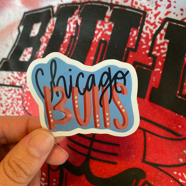 Chicago Bulls Decal - Etsy