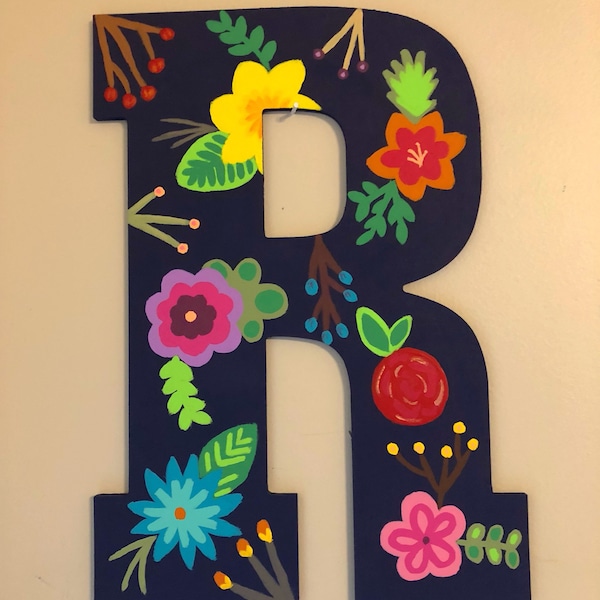 Hand Painted Letters - Etsy