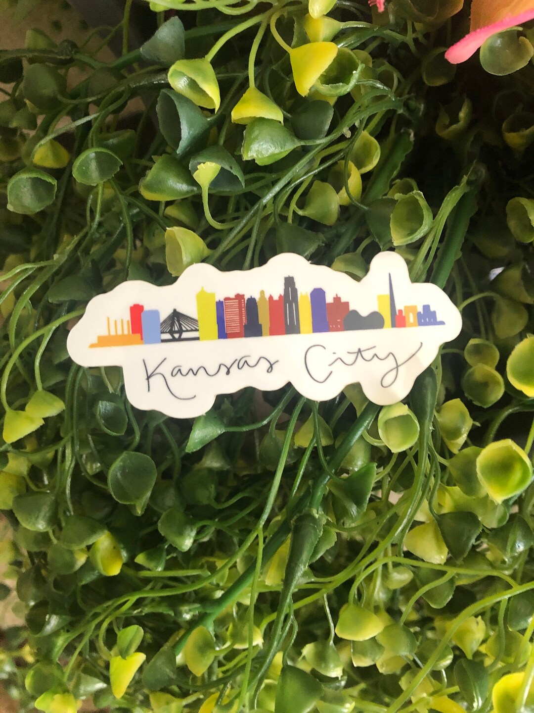 Kansas City Skyline Vinyl Sticker, KC Skyline Sticker - Etsy