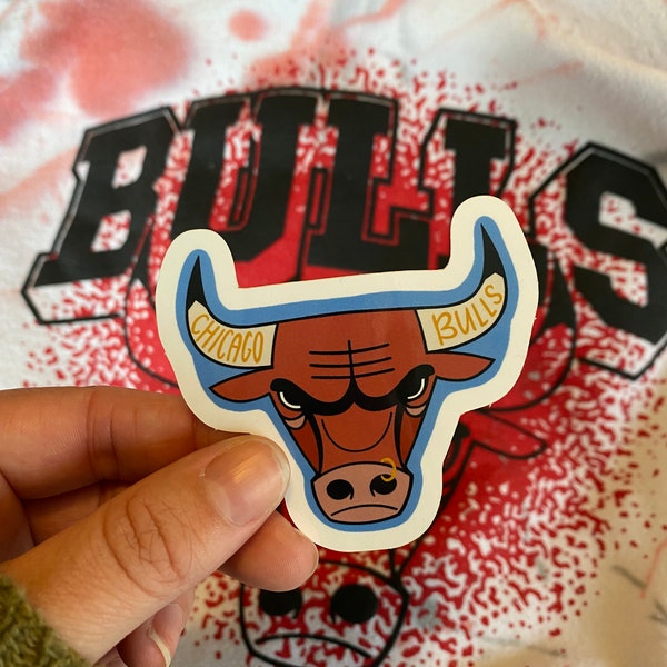 Chicago Bulls Decal - Etsy