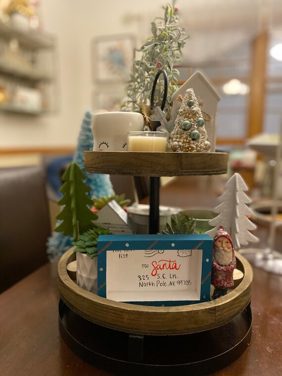 Letter to Santa Miniature Wooden Sign Santa Mail Sign - Etsy