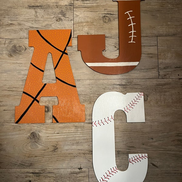 Sports Letter - Etsy