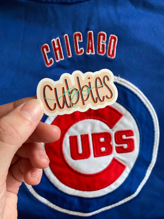 Go Cubbies Vinyl Sticker Chicago Cubs Sticker Cubs Laptop | Etsy