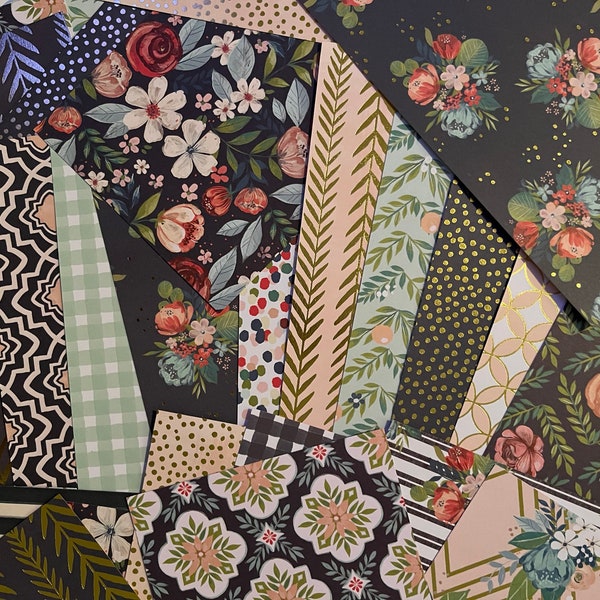 Patterned Cardstock - Etsy