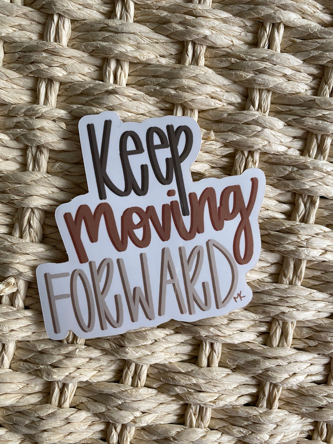 Keep Moving Forward Vinyl Weatherproof Sticker Positive - Etsy