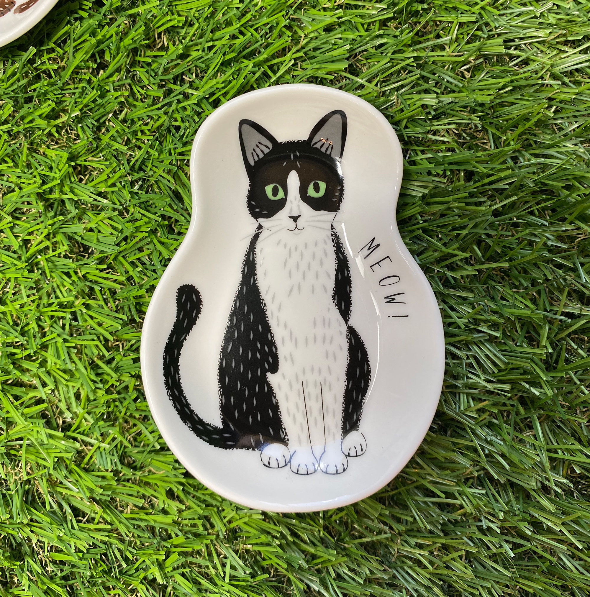 Small Plate Cat Shape - Etsy