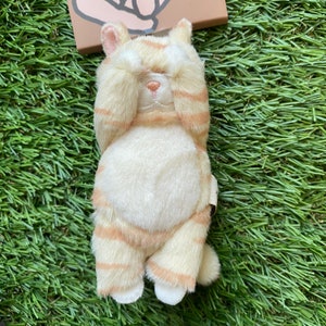 Sleepy Cat Key Ring -grab the Cat by the Neck- - Etsy