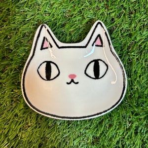 Cat Face Plate, Cute Decorative Small Plate Made in Japan - Etsy