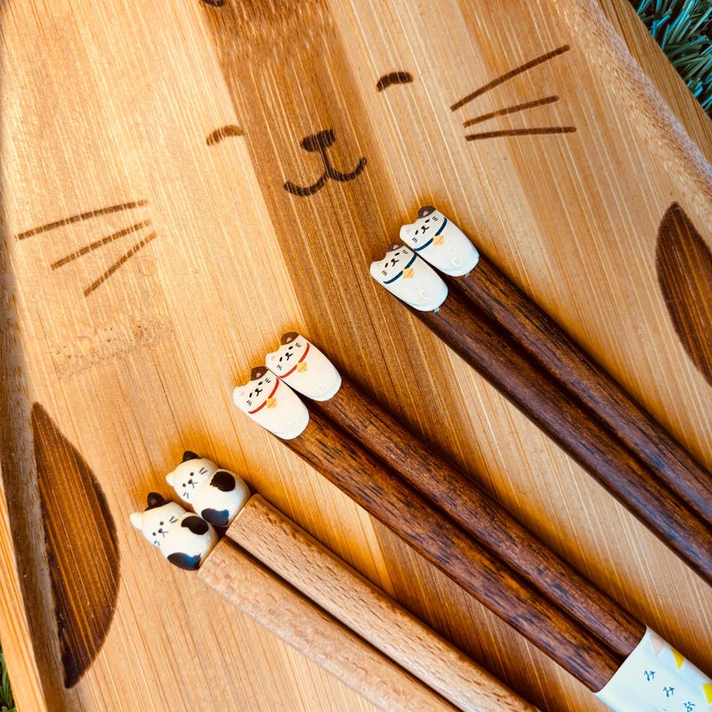Kids Chopsticks Cats - Etsy