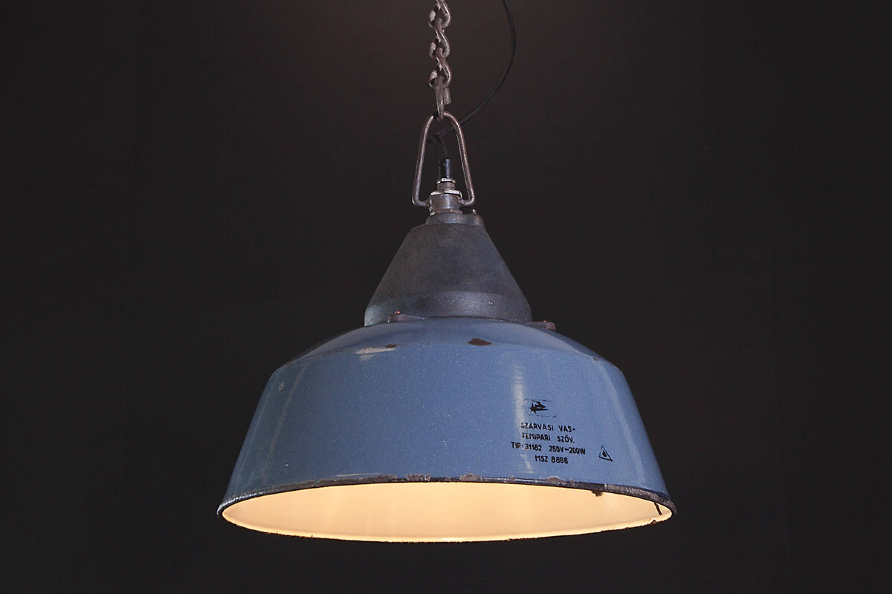 Vintage industrial factory pendant light