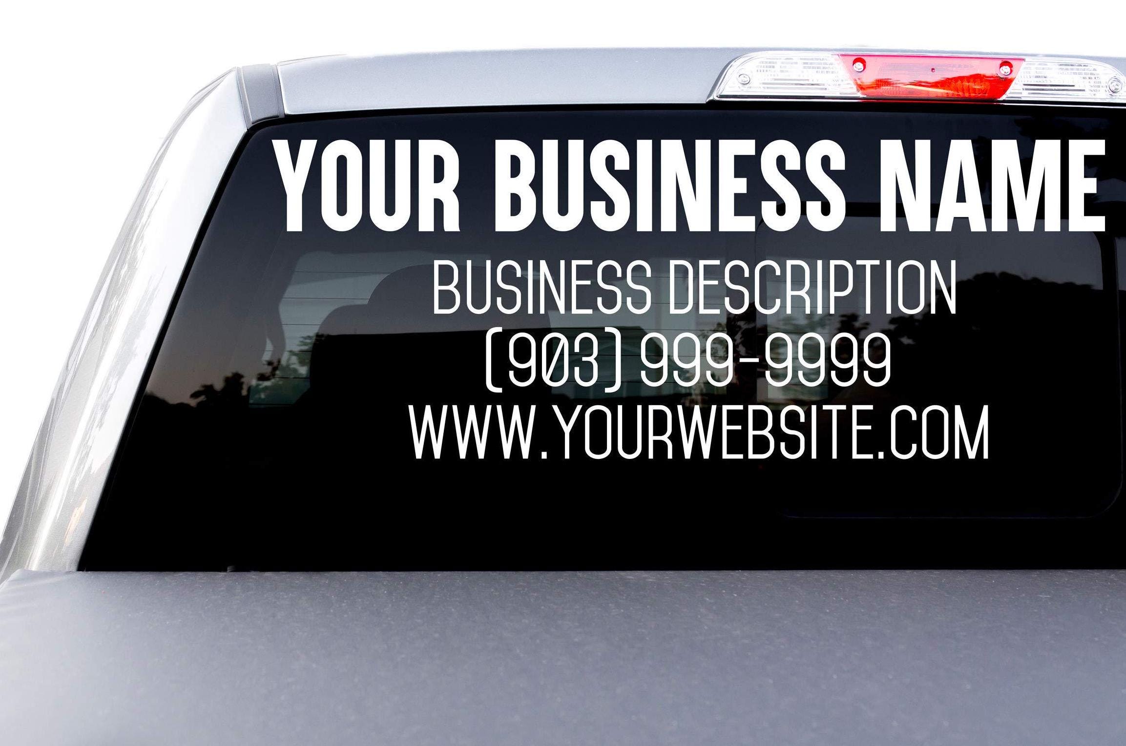 Vehicle Lettering - Etsy