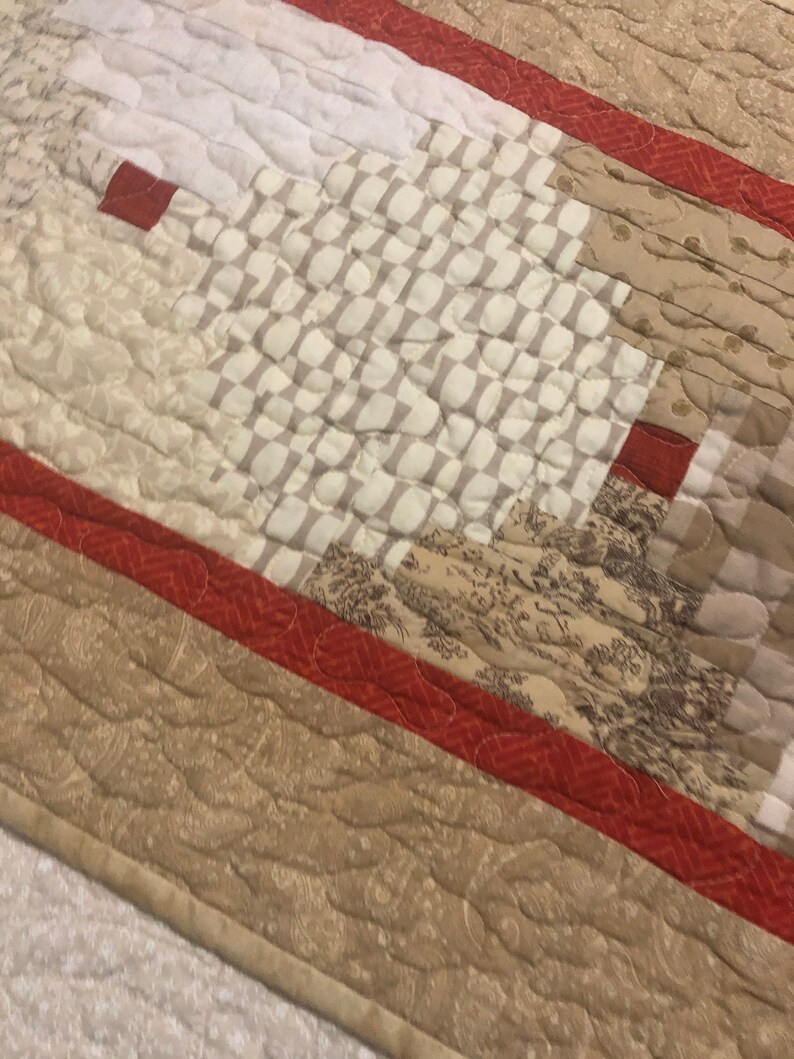 Courthouse Steps Table Runner Quilt - Etsy