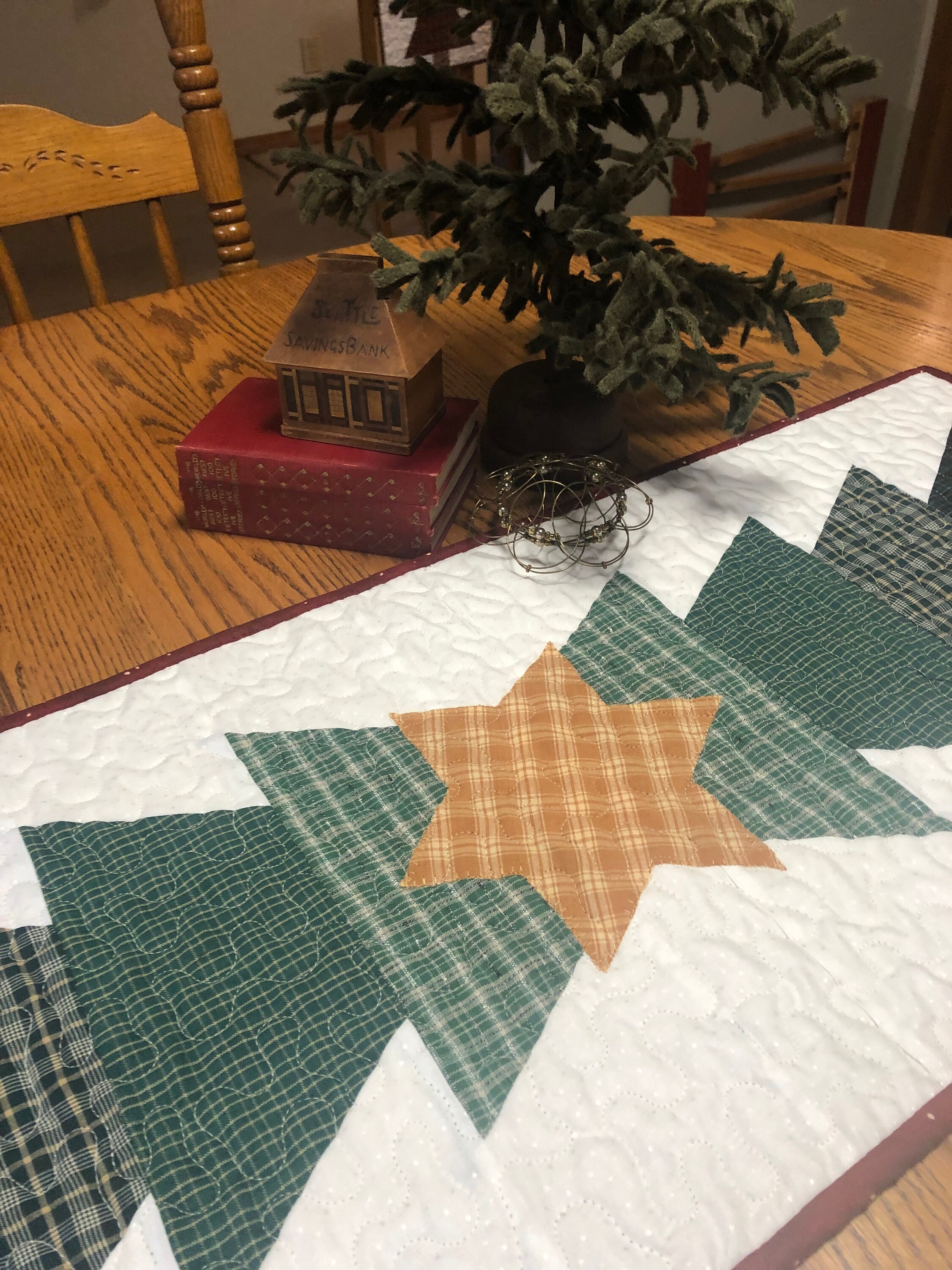 Christmas Tree Table Runner - Etsy