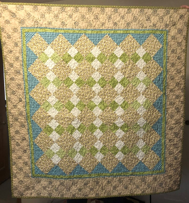 Four Patch Quilt on Point - Etsy