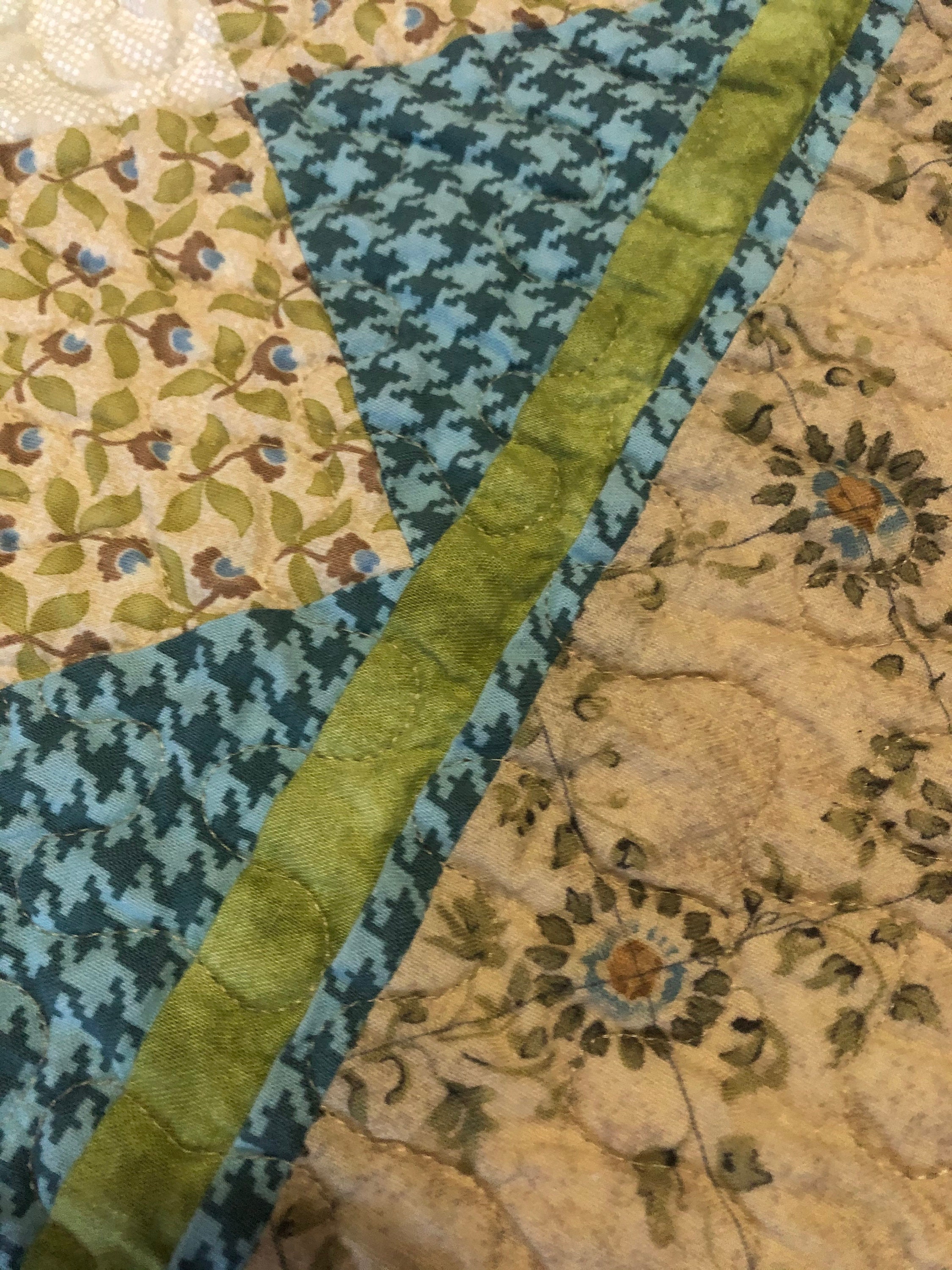 Four Patch Quilt on Point - Etsy