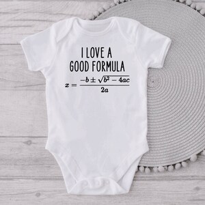 I Love A Good Formula Onesie Math Baby Onesie Quadratic - Etsy
